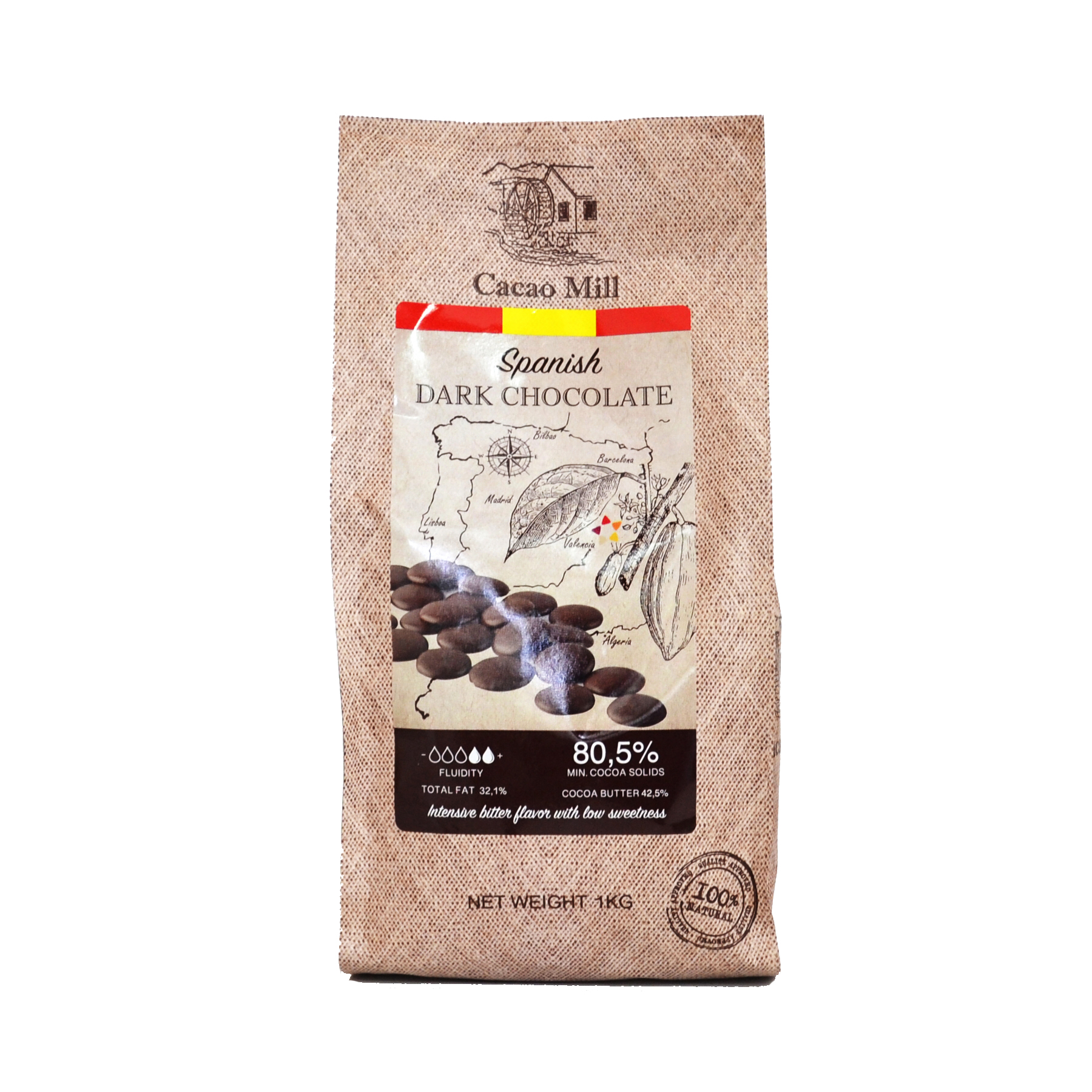 Шоколад для кондитерів та какао-продукти - Cacao Mill